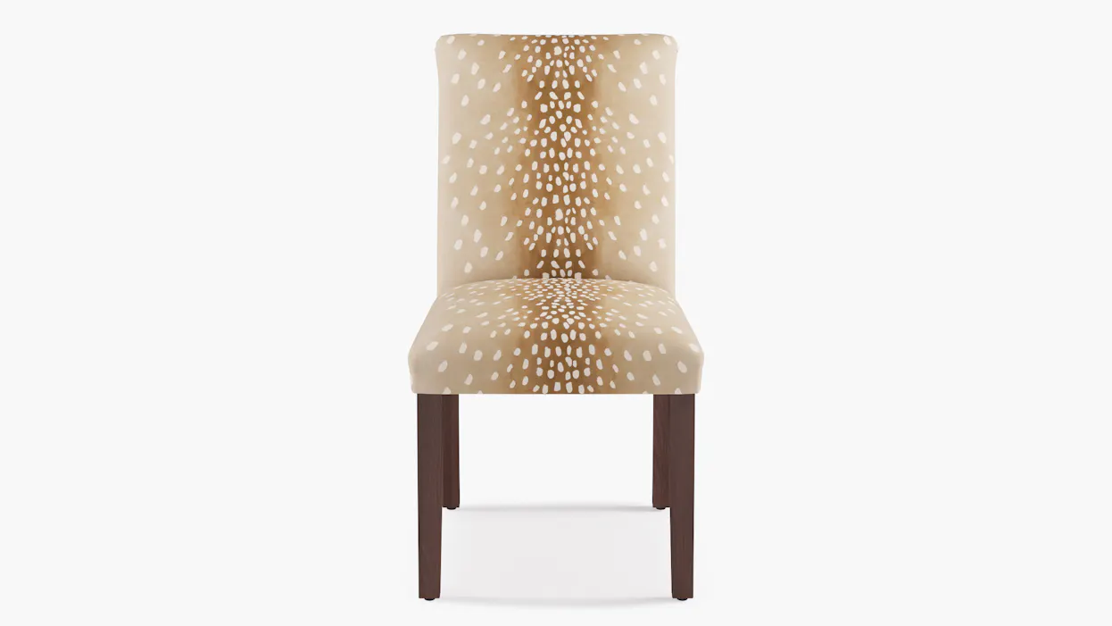Fawn Upholstered Custom Classic Dining Chair | Requires Assembly | The ...