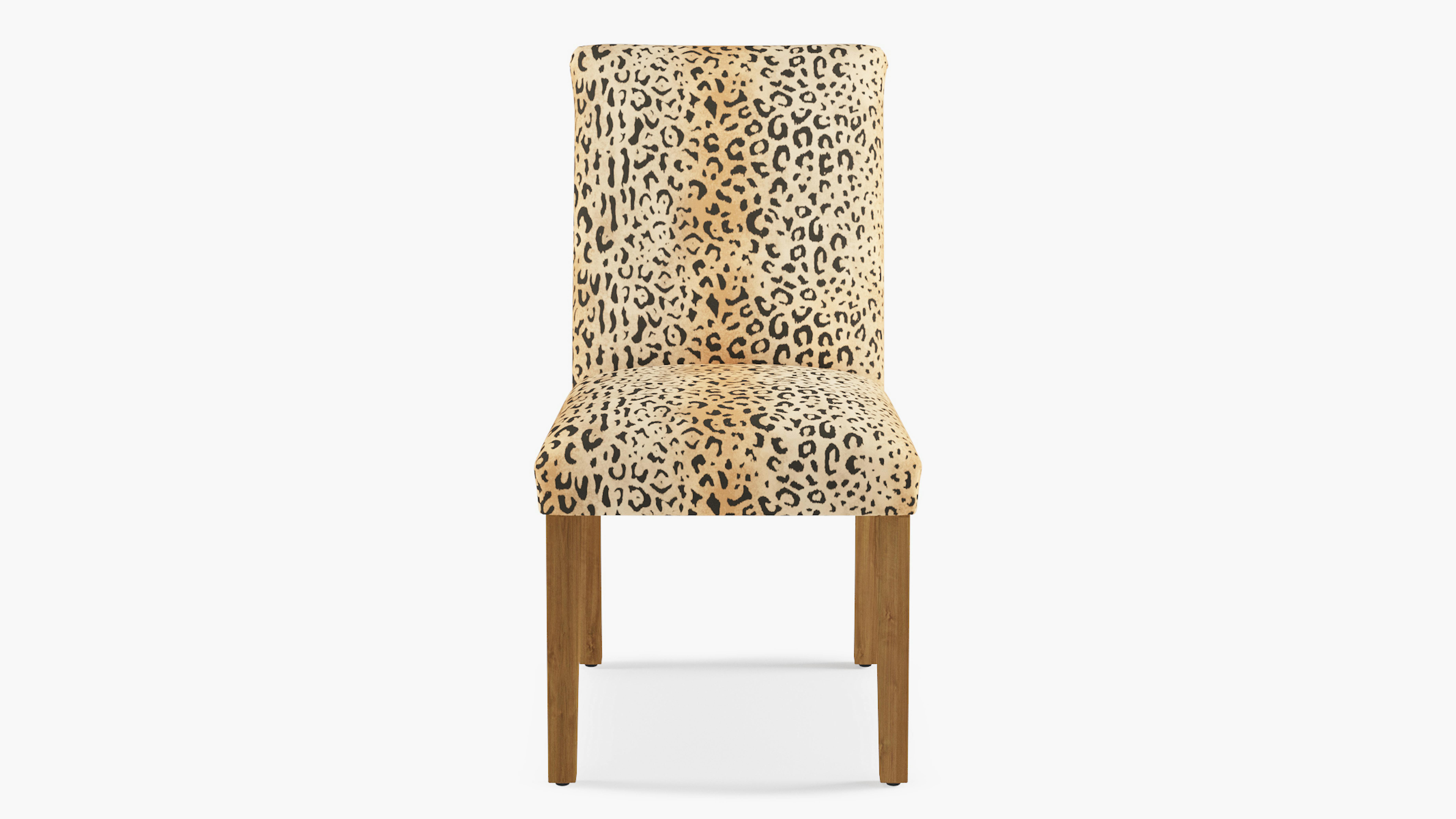 Leopard Upholstered Custom Classic Dining Chair | Requires Assembly ...