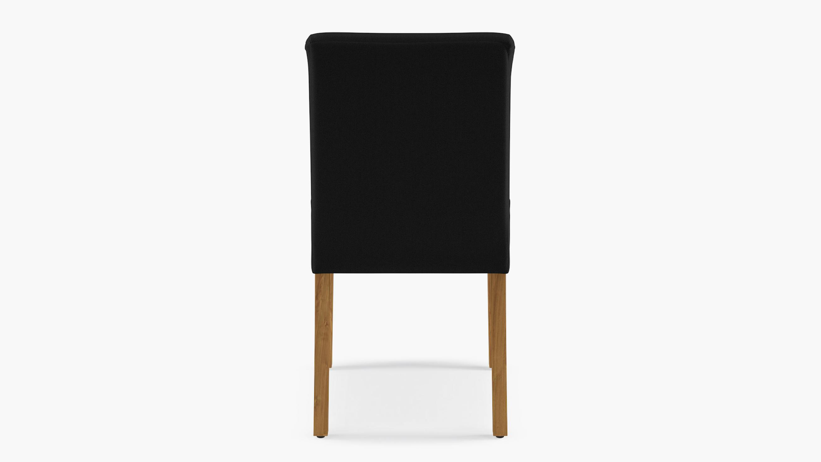 Raven Linen Upholstered Custom Classic Dining Chair | Fully Assembled ...