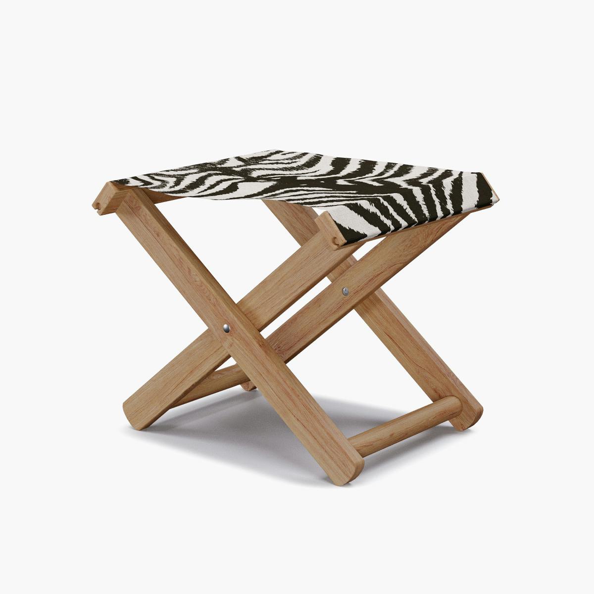 Zebra | Cabana Stool | The Inside