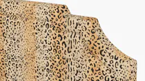Leopard Upholstered Custom Art Deco Headboard | Queen | The Inside ...