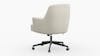 Talc Linen Upholstered Custom Modern Task Chair | The Inside Furniture