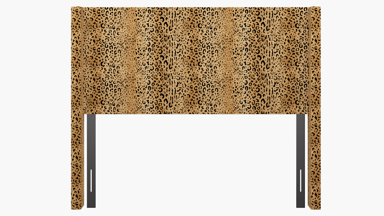 Leopard | Modern Wingback Headboard | Queen | The Inside