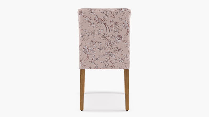 Blush Aviary Upholstered Custom Classic Dining Chair | Fully Assembled ...
