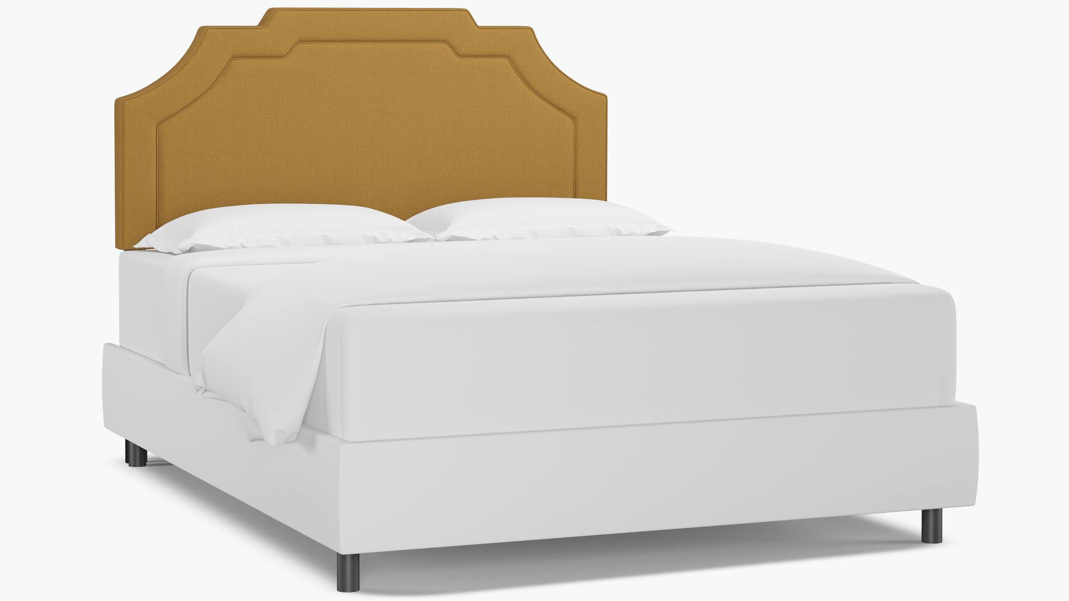 Yellow headboard queen store