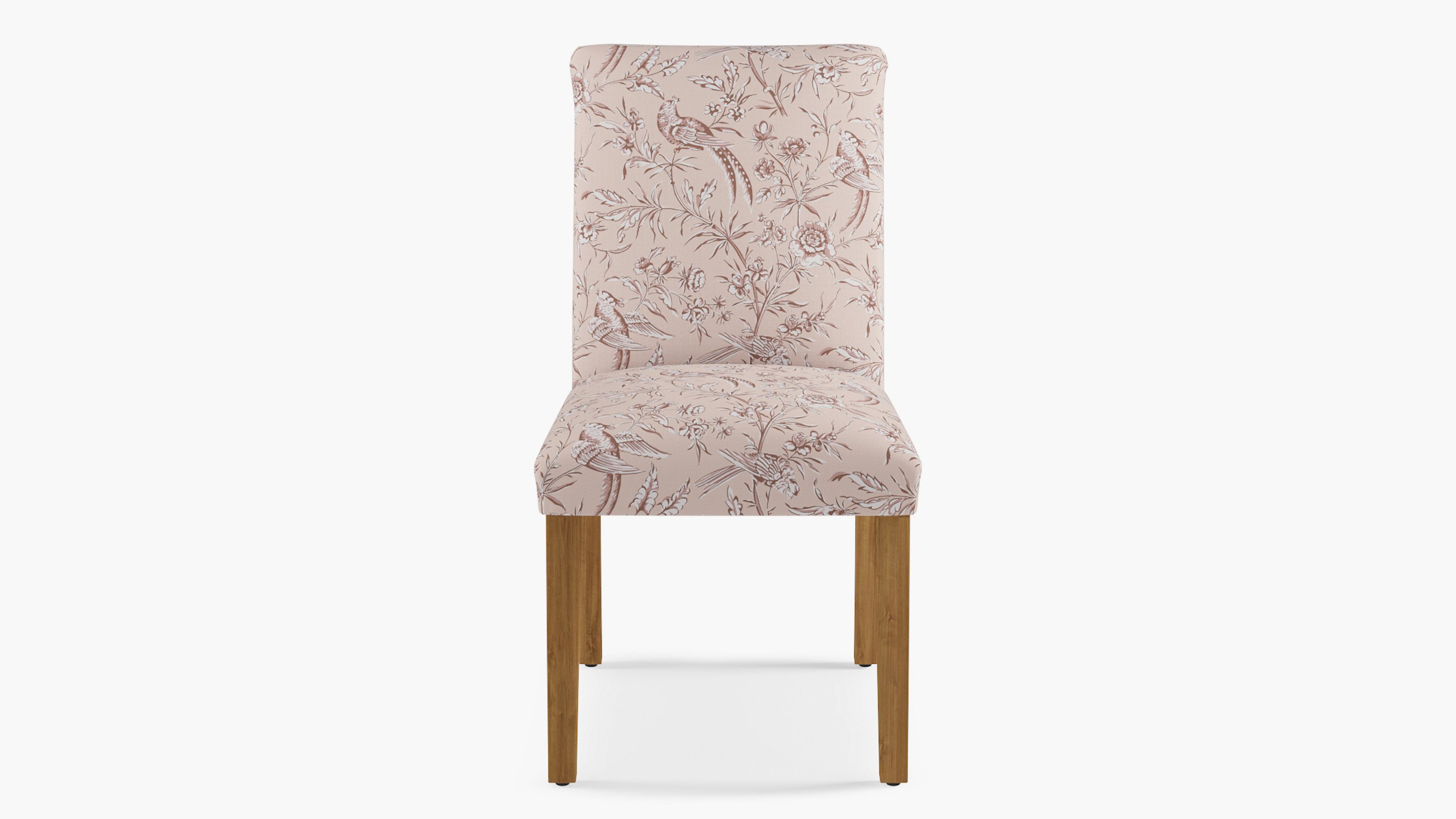 Blush Aviary Upholstered Custom Classic Dining Chair | Fully Assembled ...