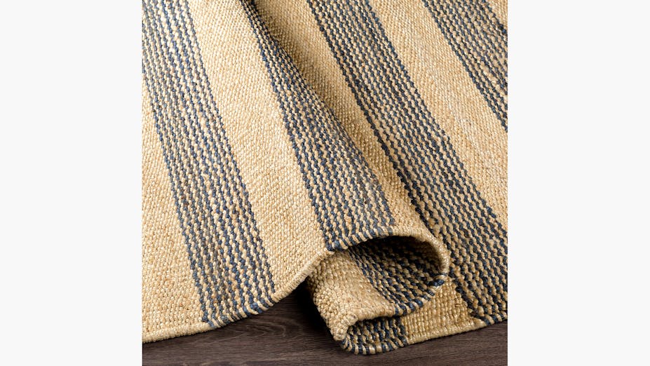 Wide Stripe Jute Rug | 8' x 10' | The Inside Furniture